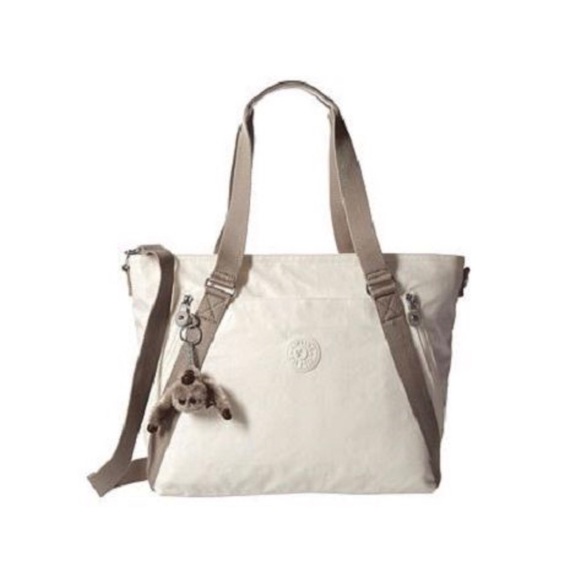 Kipling | Bags | Kipling Nylon Bag Pearl And Gray | Poshmark